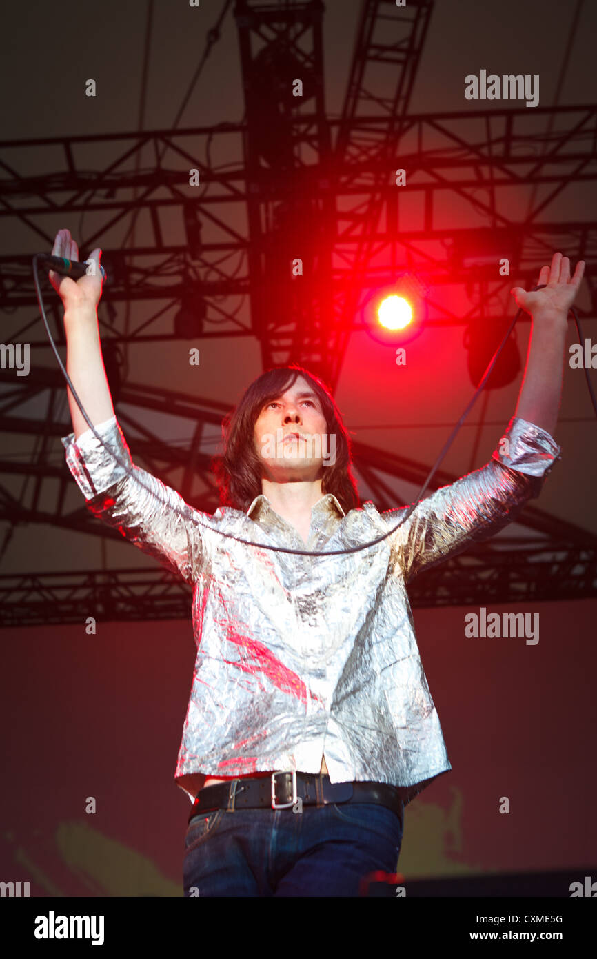 Primal Scream on stage at the Eden Sessions at The Eden Project ...
