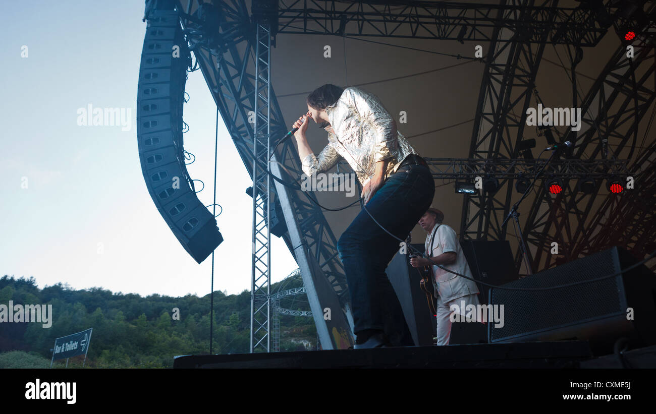 Primal Scream on stage at the Eden Sessions at The Eden Project ...