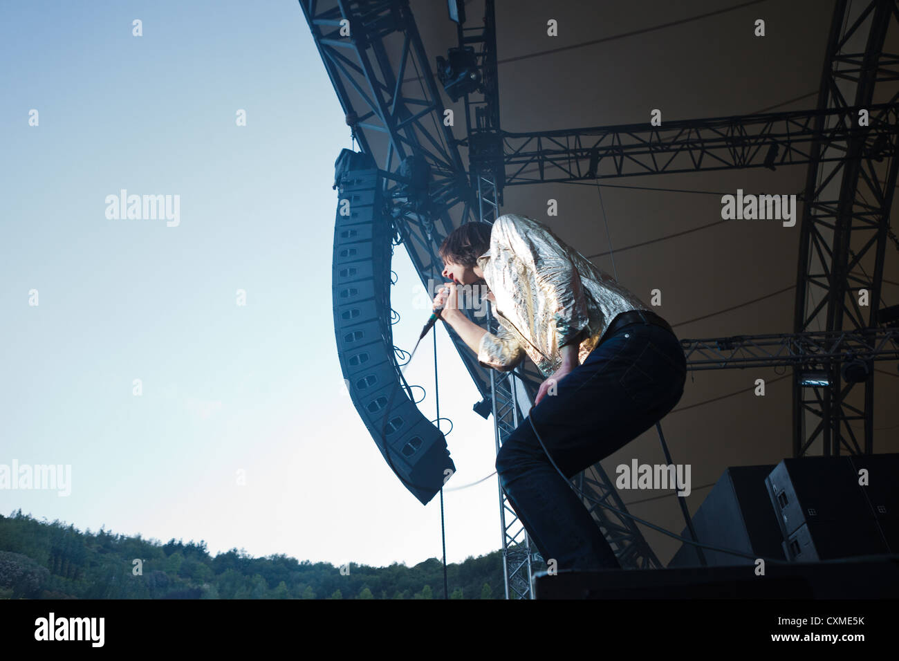 Primal Scream on stage at the Eden Sessions at The Eden Project ...
