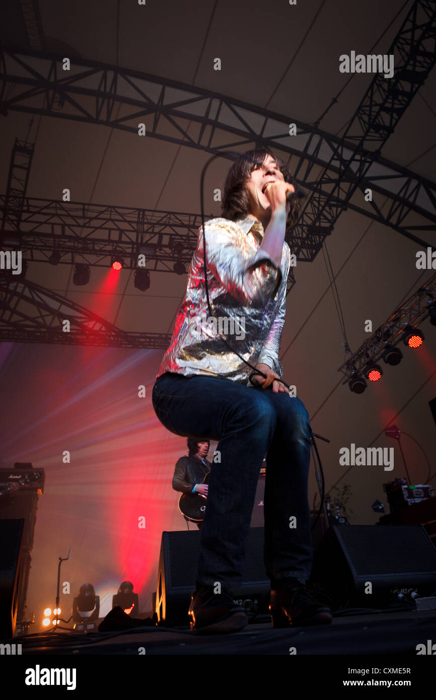 Primal Scream on stage at the Eden Sessions at The Eden Project ...