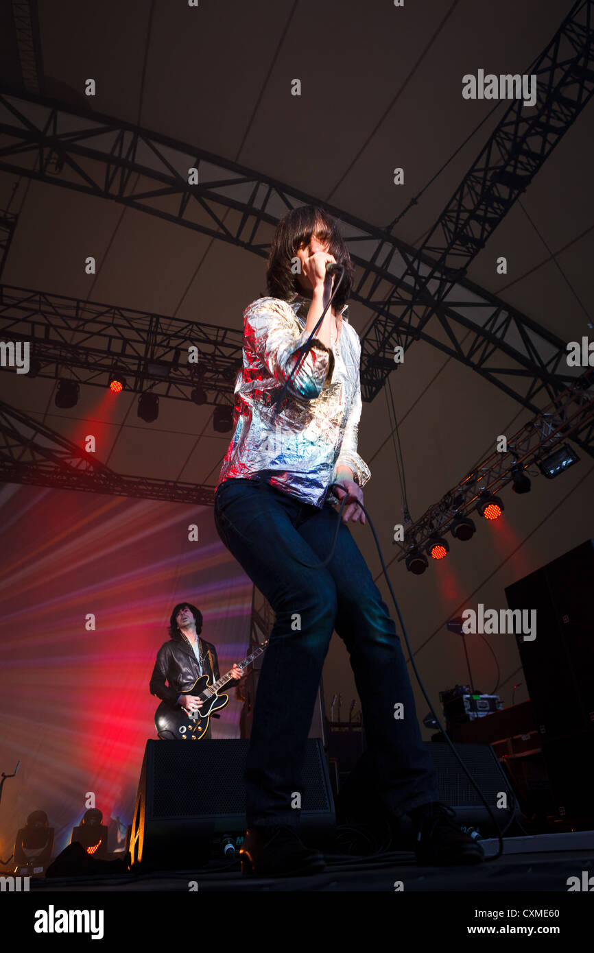 Primal Scream on stage at the Eden Sessions at The Eden Project ...