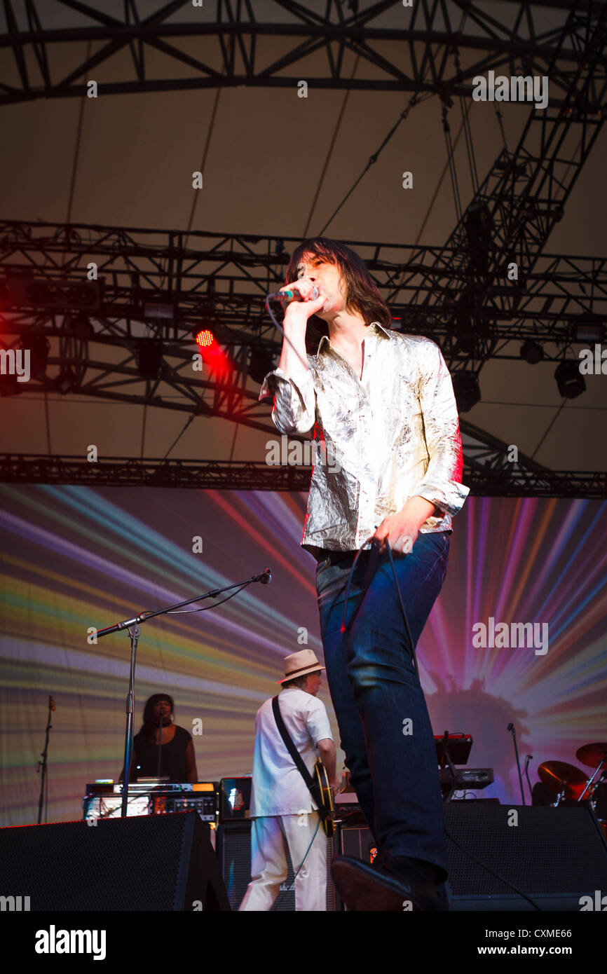 Primal Scream on stage at the Eden Sessions at The Eden Project ...