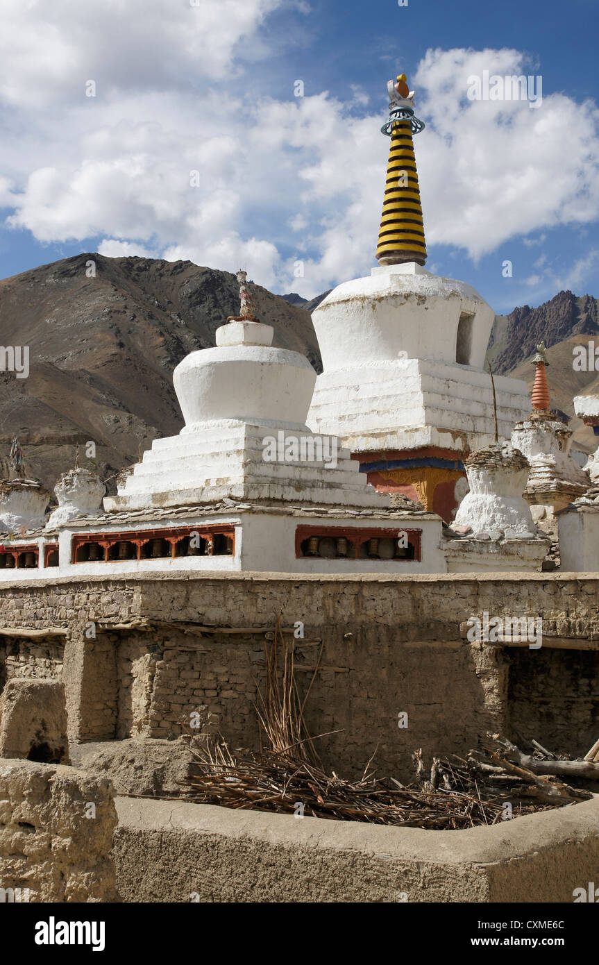 old chorten at lamayuru monastery, jammu and kashmir, india Stock Photo ...
