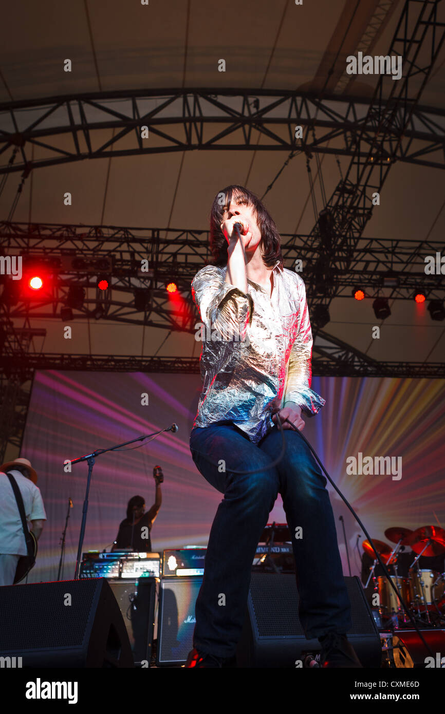 Primal Scream on stage at the Eden Sessions at The Eden Project ...