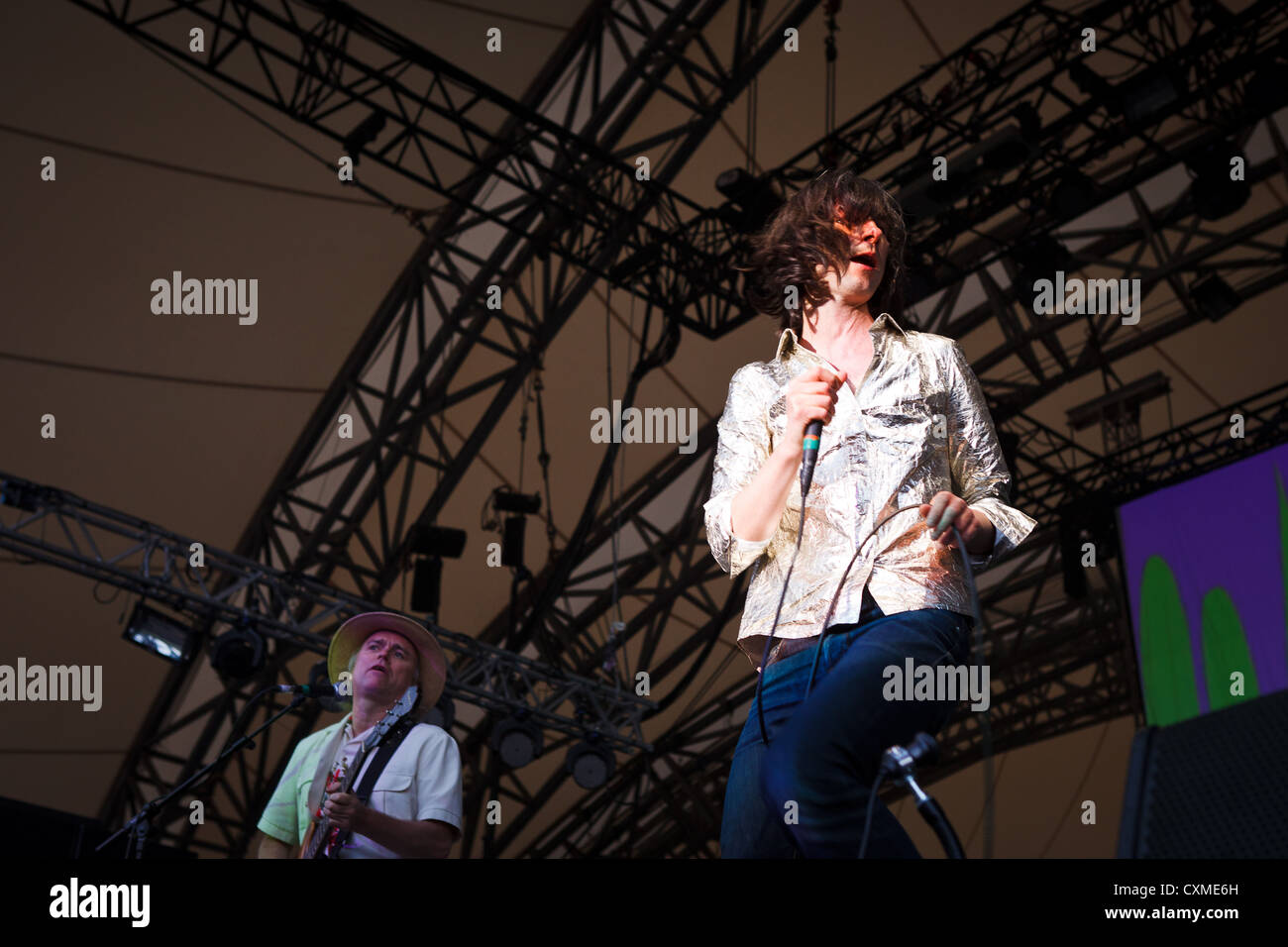 Primal Scream on stage at the Eden Sessions at The Eden Project ...