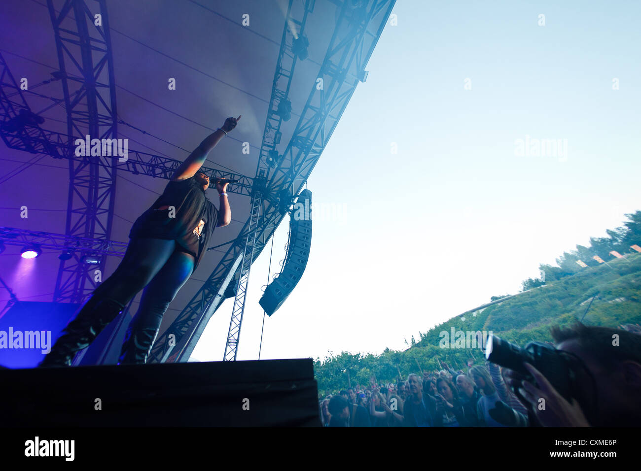 Primal Scream on stage at the Eden Sessions at The Eden Project ...