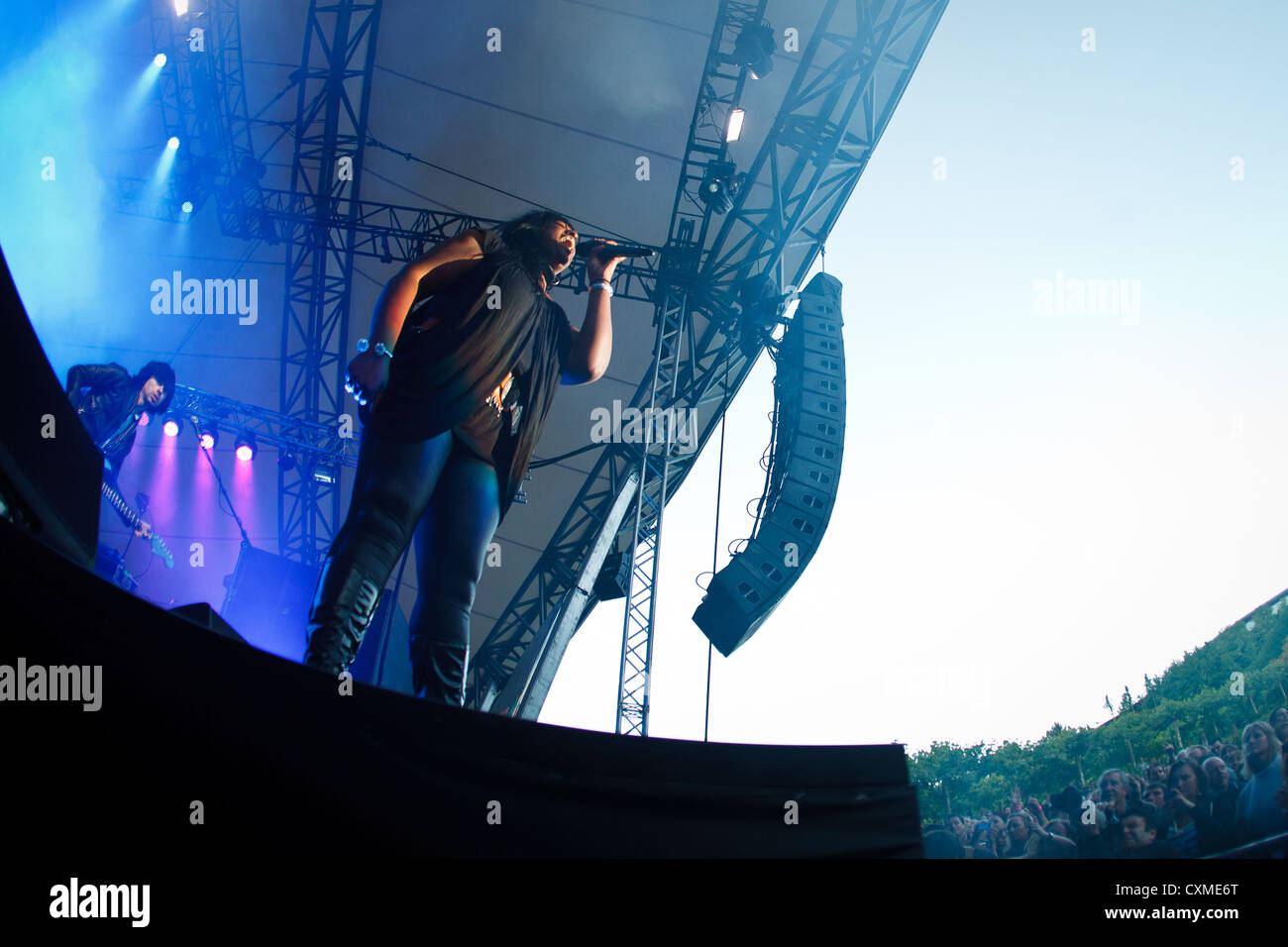 Primal Scream on stage at the Eden Sessions at The Eden Project ...