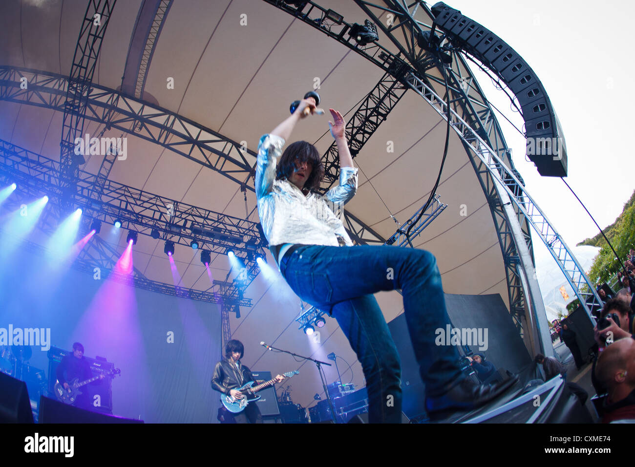 Primal Scream on stage at the Eden Sessions at The Eden Project ...