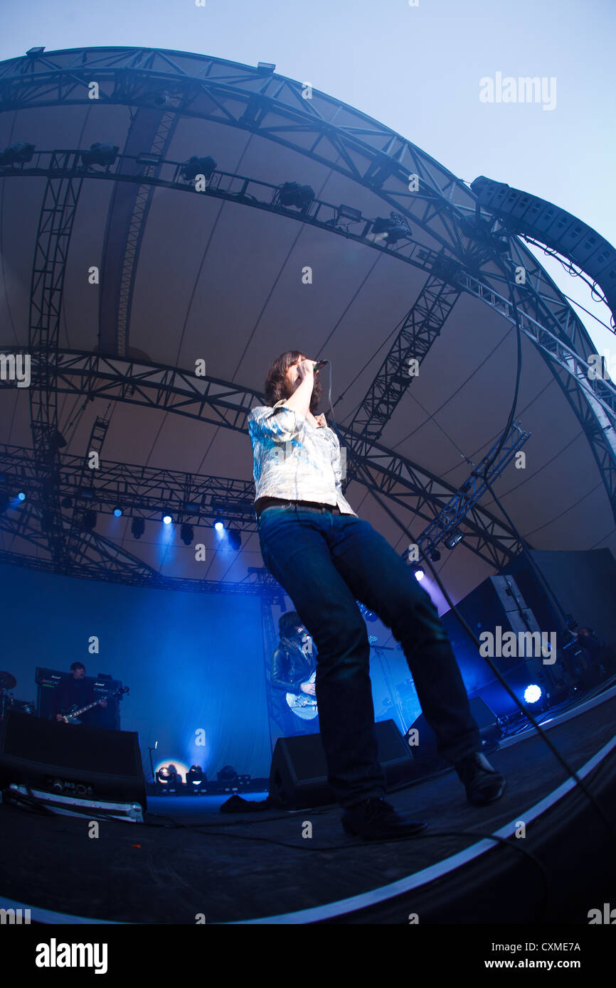 Primal Scream on stage at the Eden Sessions at The Eden Project ...
