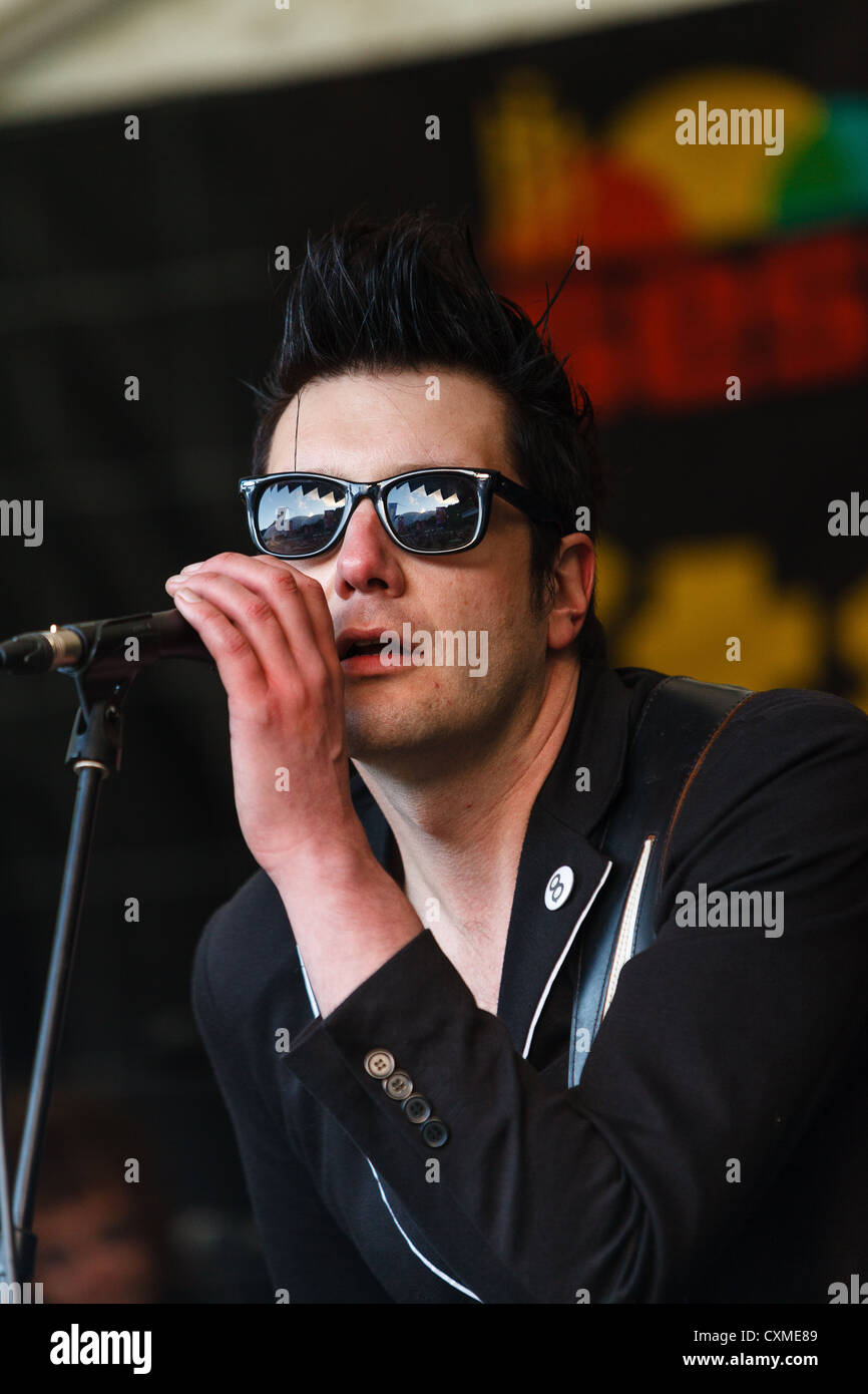 Fangs appearing on Stage Right at the Eden Sessions at The Eden Project ...
