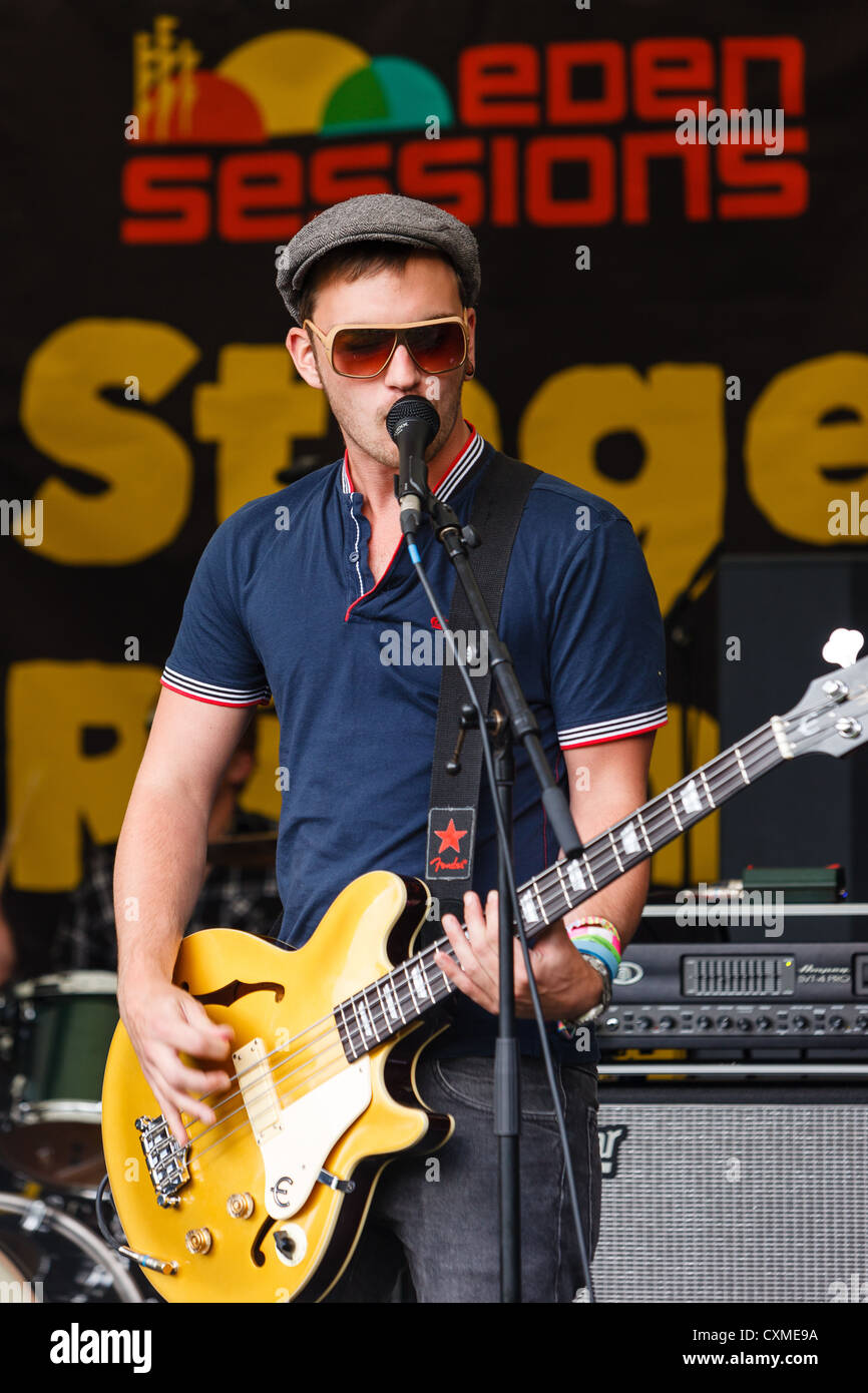 Dan Steer and band on Stage Right at the Eden Sessions at The Eden ...