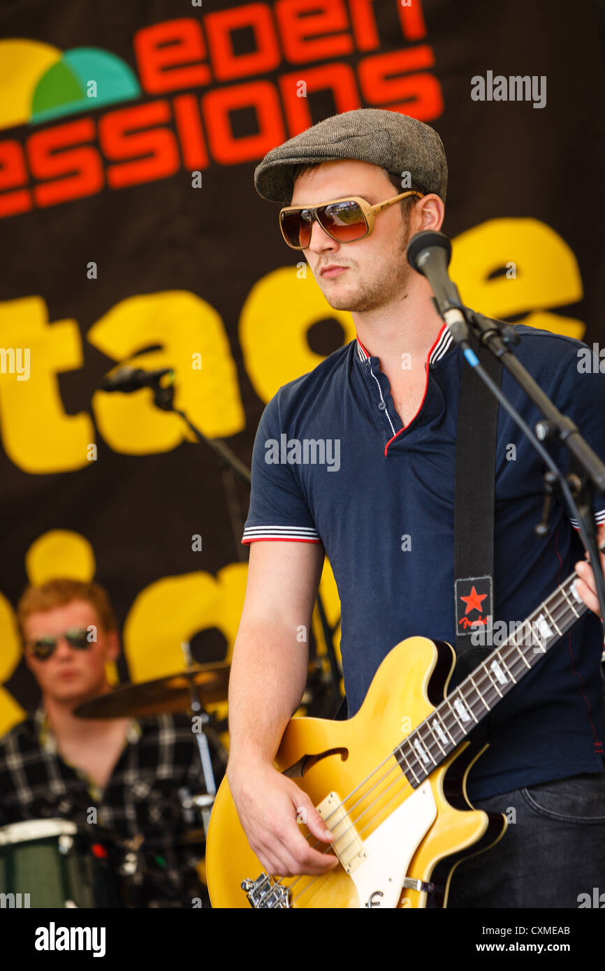 Dan Steer and band on Stage Right at the Eden Sessions at The Eden ...