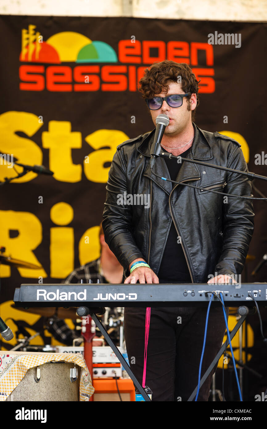 Dan Steer and band on Stage Right at the Eden Sessions at The Eden ...