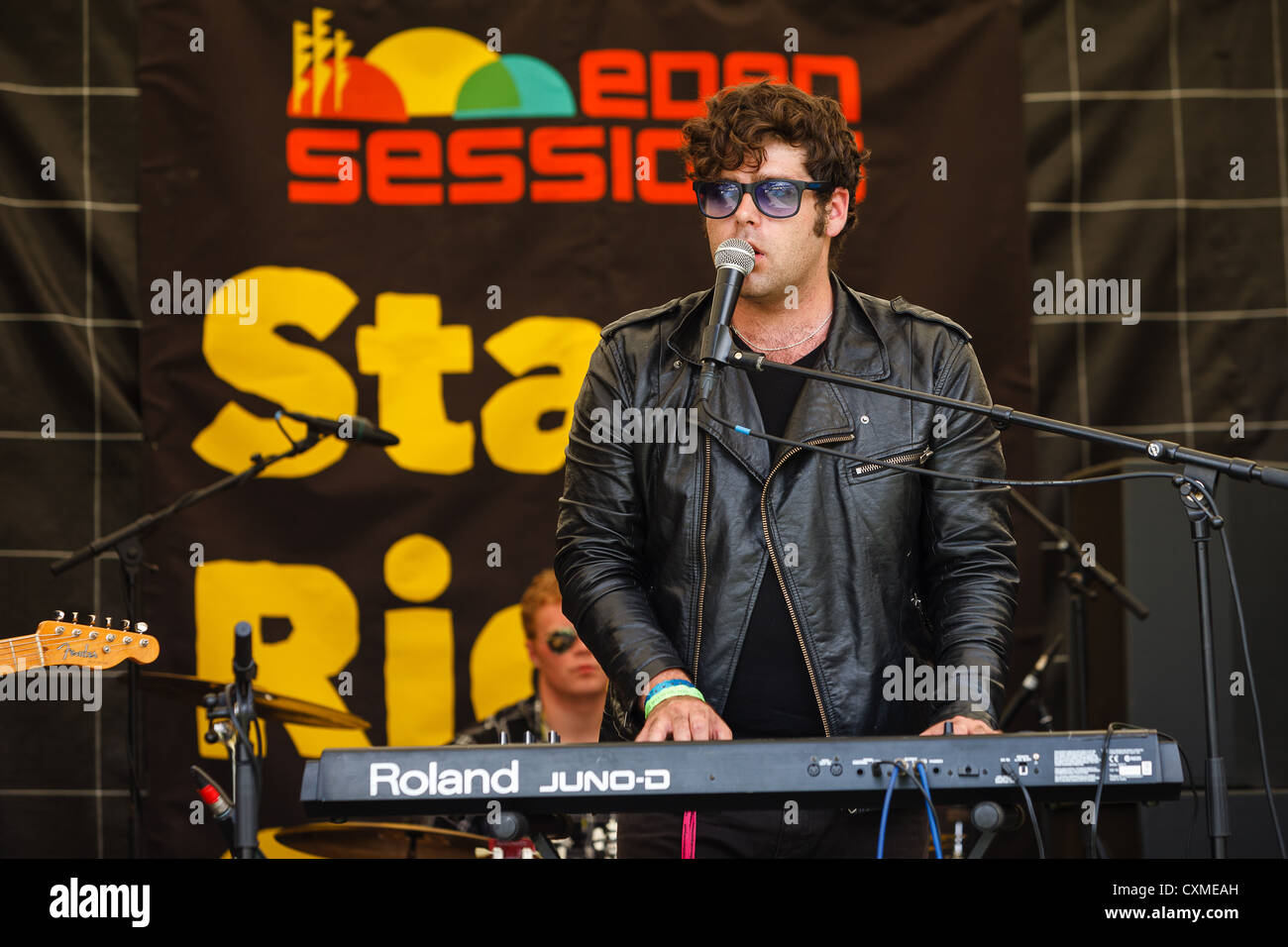 Dan Steer and band on Stage Right at the Eden Sessions at The Eden ...
