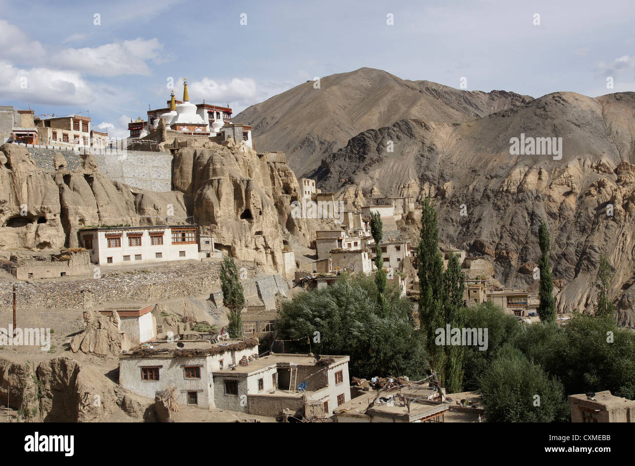 old chorten at lamayuru monastery, jammu and kashmir, india Stock Photo ...