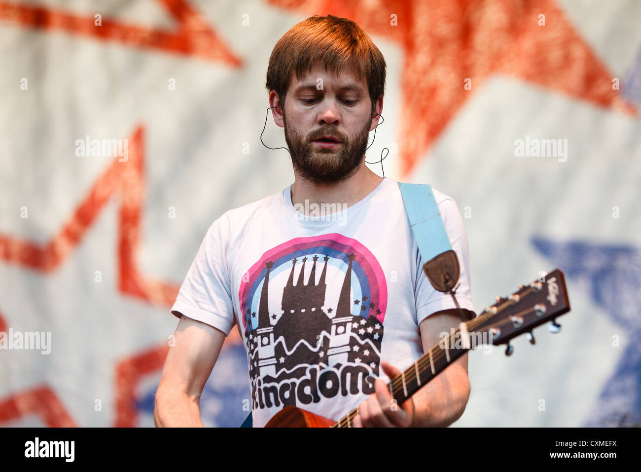 The Go Team at the Eden Sessions at The Eden Project, Cornwall in 2011 ...