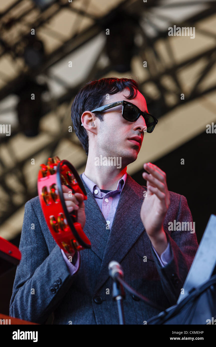 The Horrors at the Eden Sessions at The Eden Project, Cornwall in 2011 ...