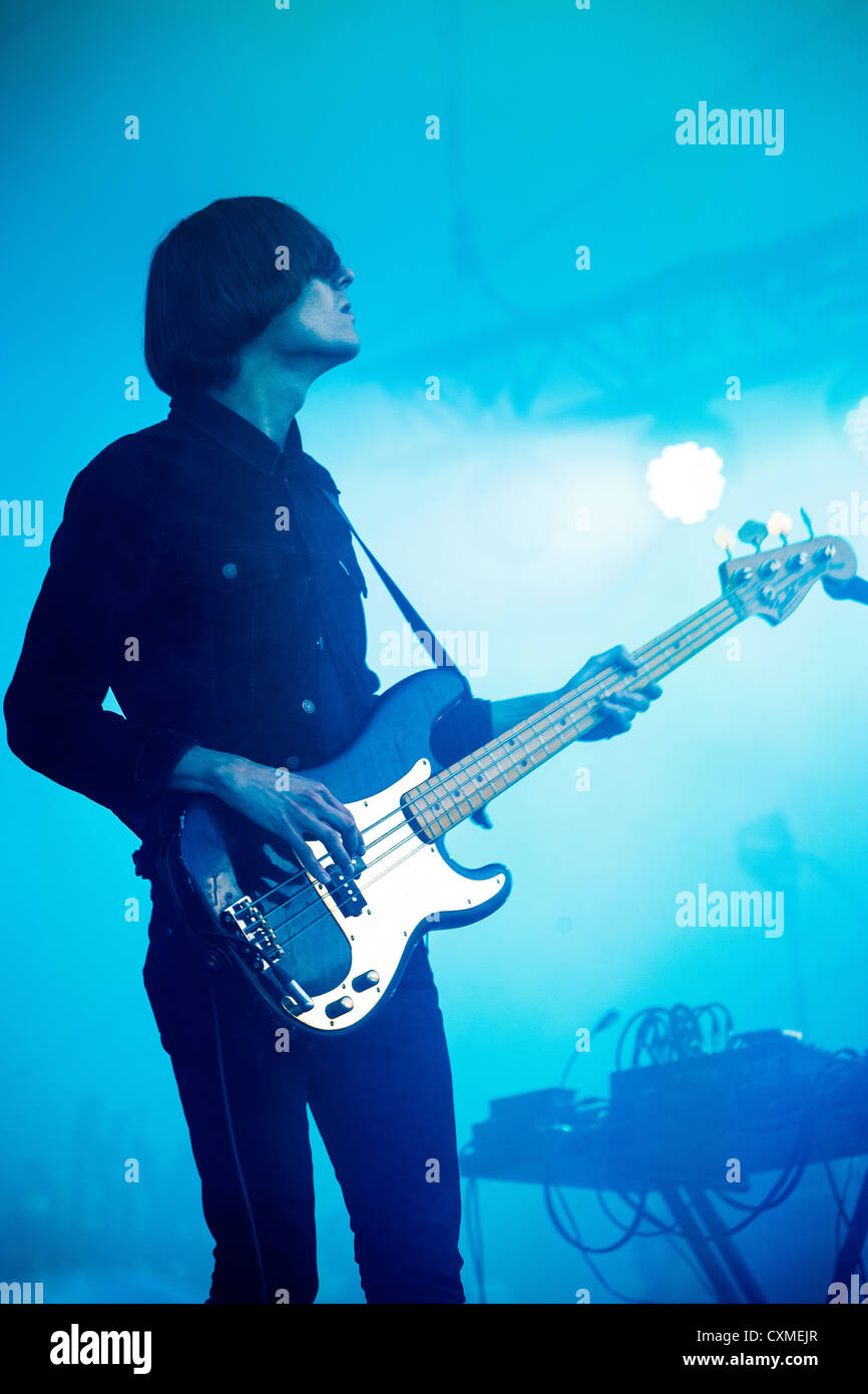 The Horrors at the Eden Sessions at The Eden Project, Cornwall in 2011 ...