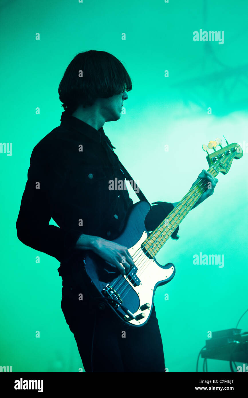 The Horrors at the Eden Sessions at The Eden Project, Cornwall in 2011 ...