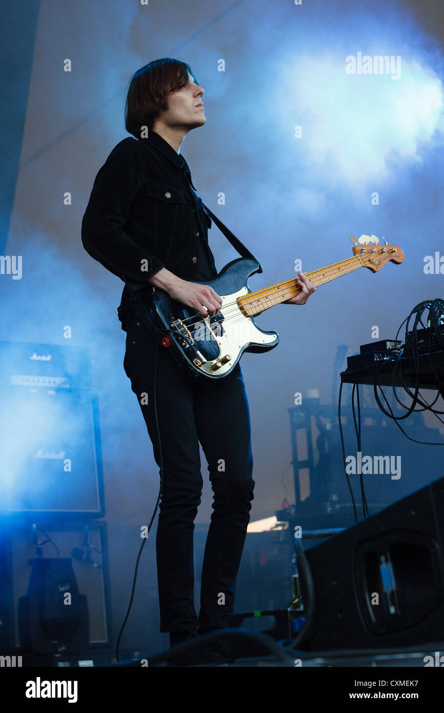The Horrors at the Eden Sessions at The Eden Project, Cornwall in 2011 ...