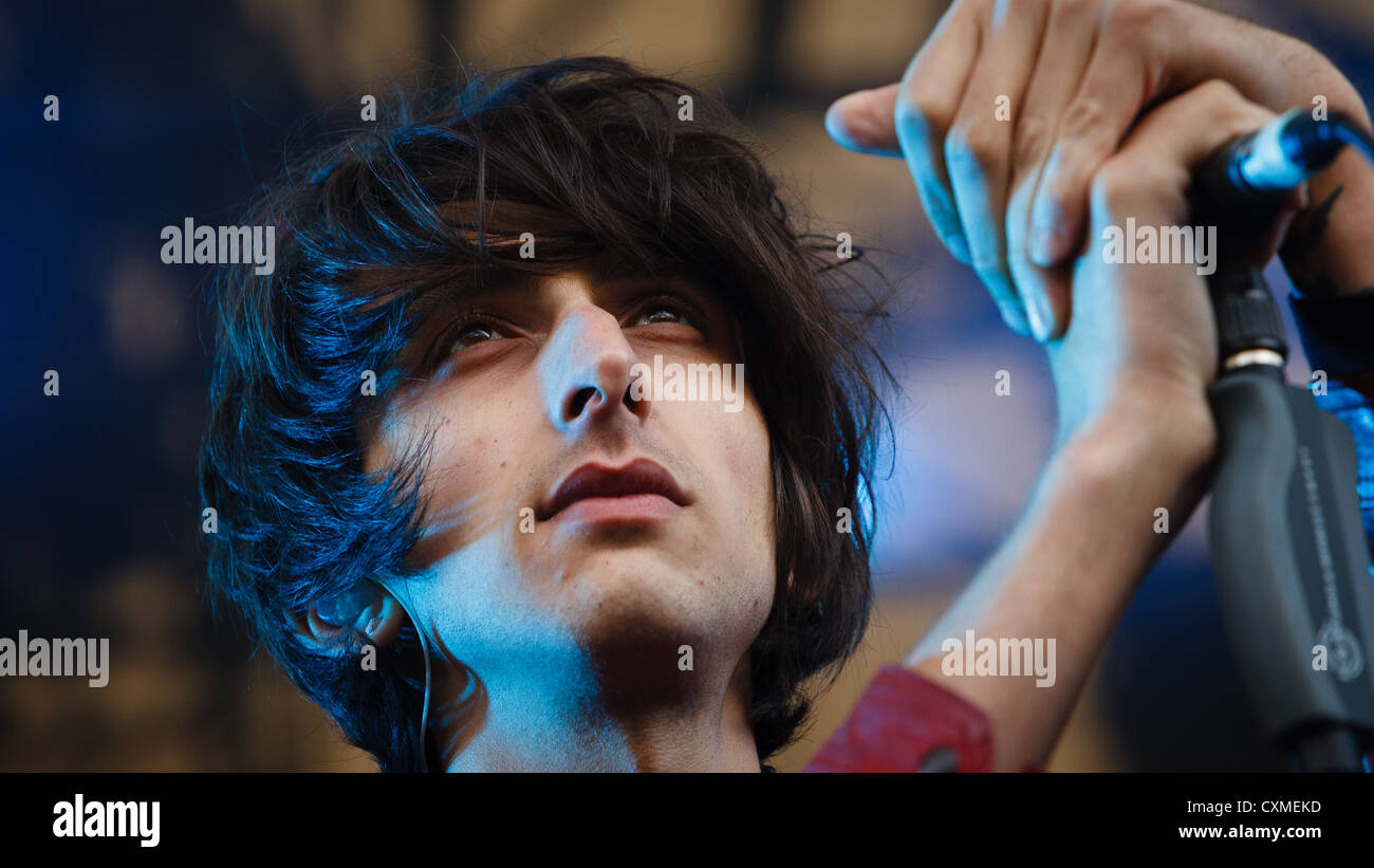 The Horrors at the Eden Sessions at The Eden Project, Cornwall in 2011 ...