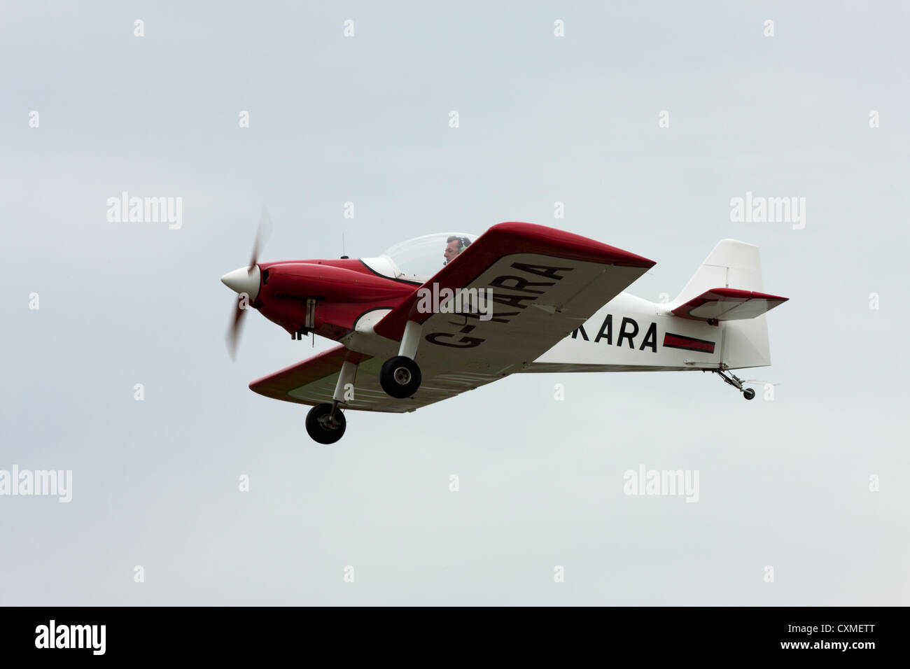 Colibri MB2 G-KARA in flight after take-off Stock Photo - Alamy