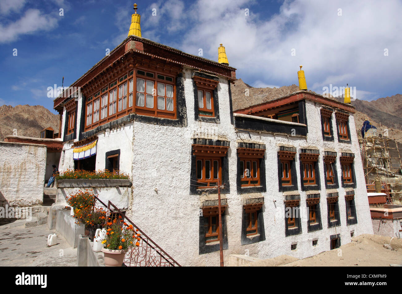 Likir monastery, Jammu and Kashmir, India Stock Photo - Alamy