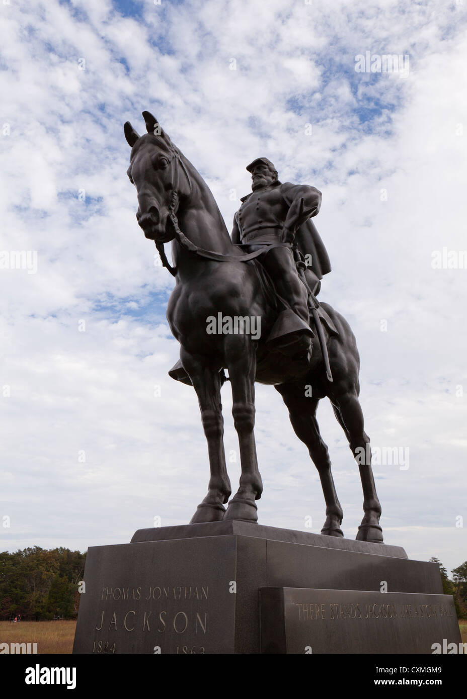 General Thomas "Stonewall" Jackson statue at Manassas National ...