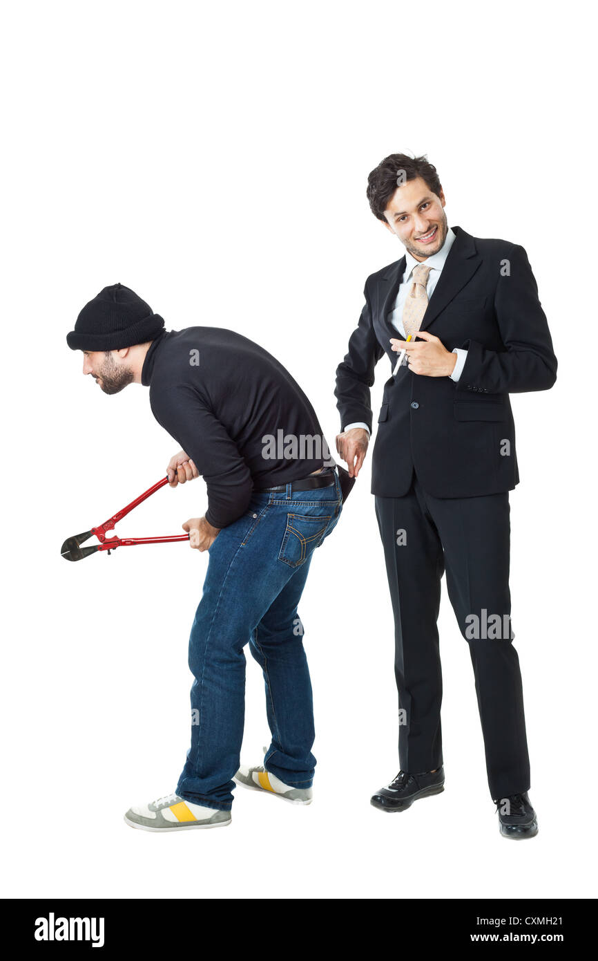 Pickpocket suit Cut Out Stock Images & Pictures - Alamy