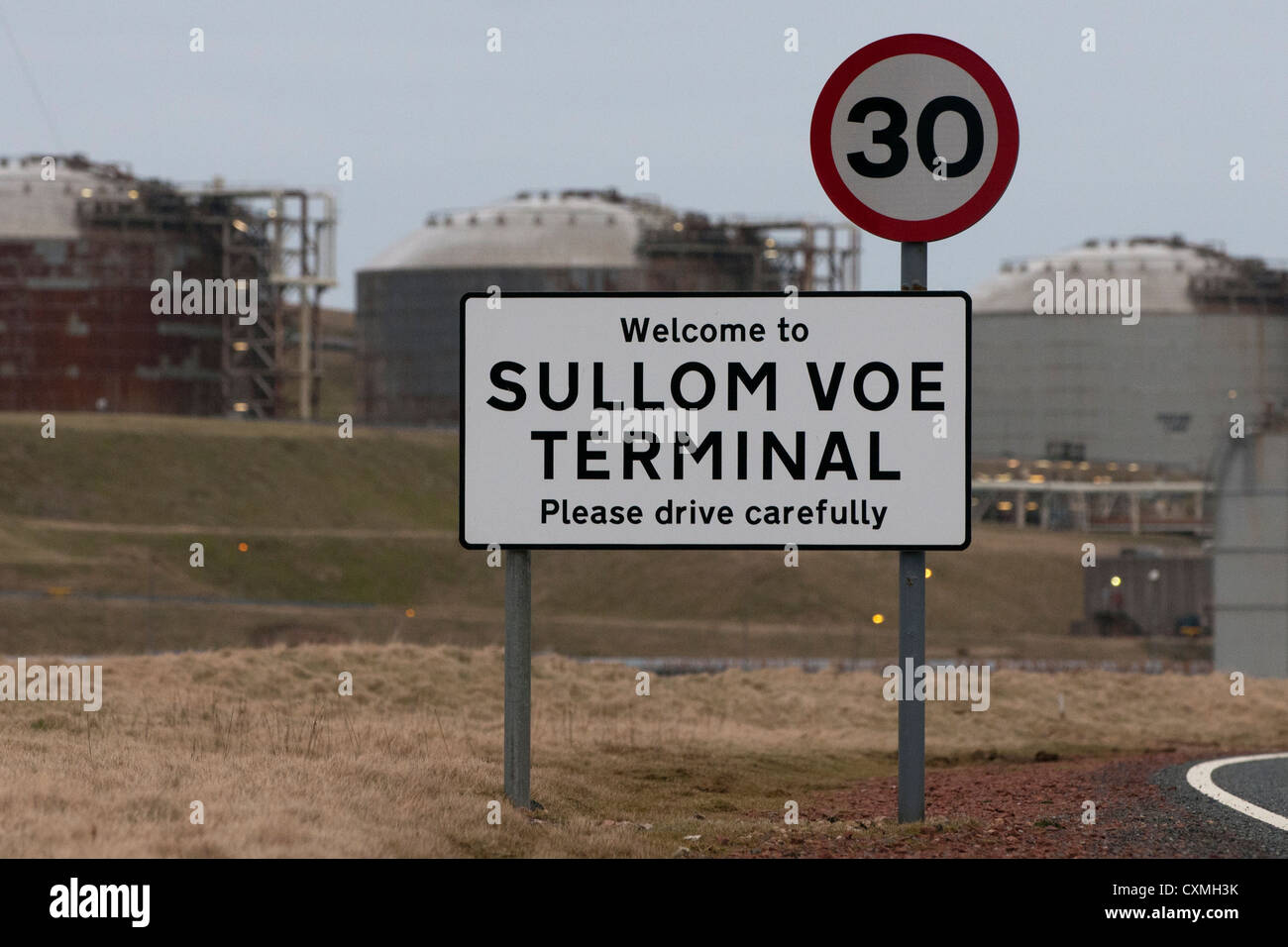 Sullom voe terminal hi-res stock photography and images - Alamy