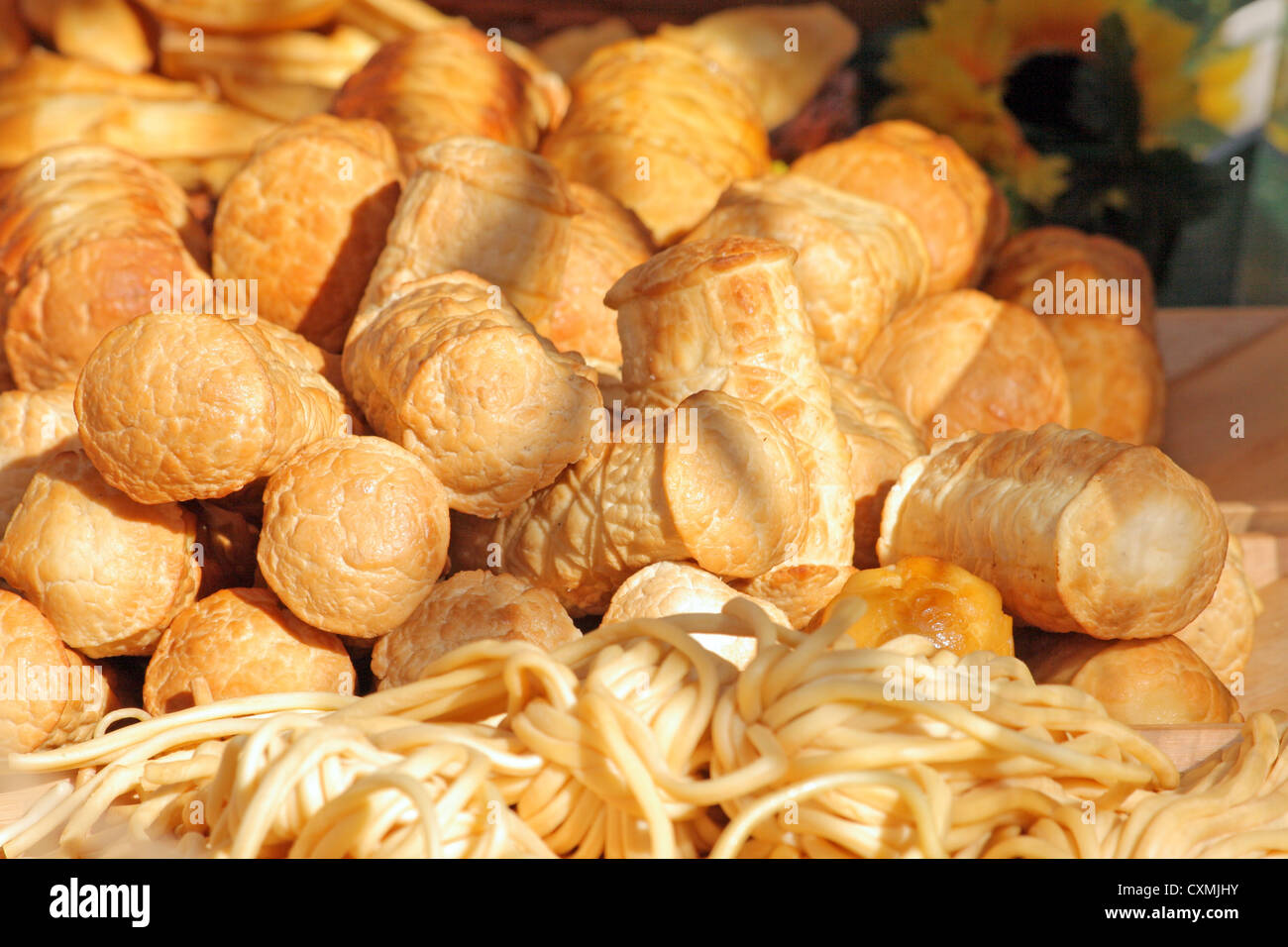 Traditional polish smoked cheese Stock Photo - Alamy