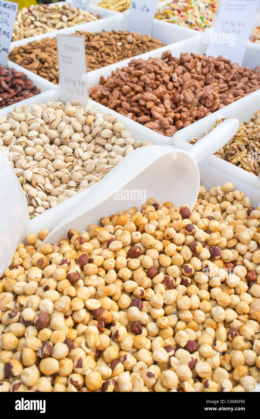 Nut shop display of nuts hi-res stock photography and images - Alamy