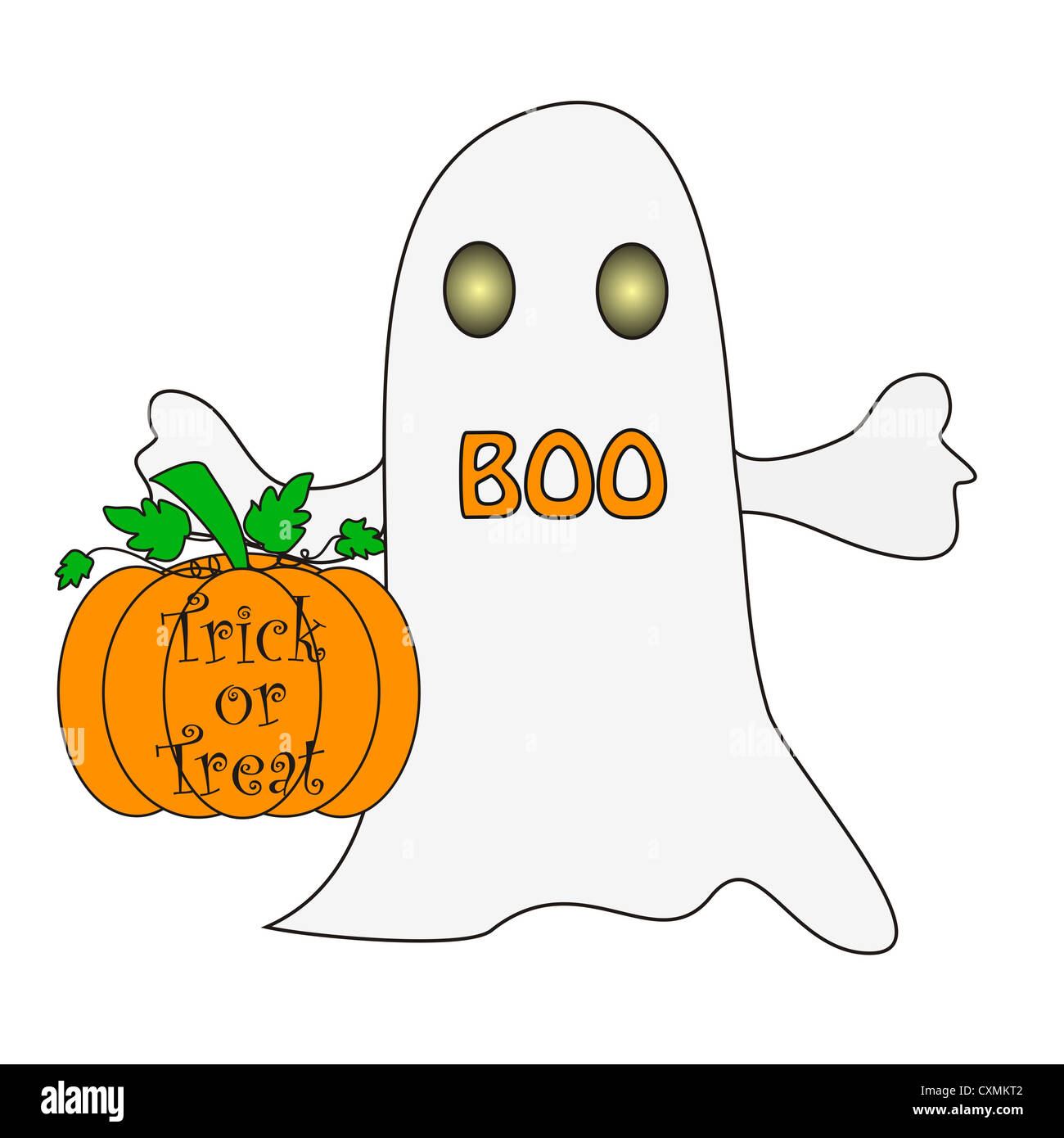 Ghost cartoon hi-res stock photography and images - Alamy