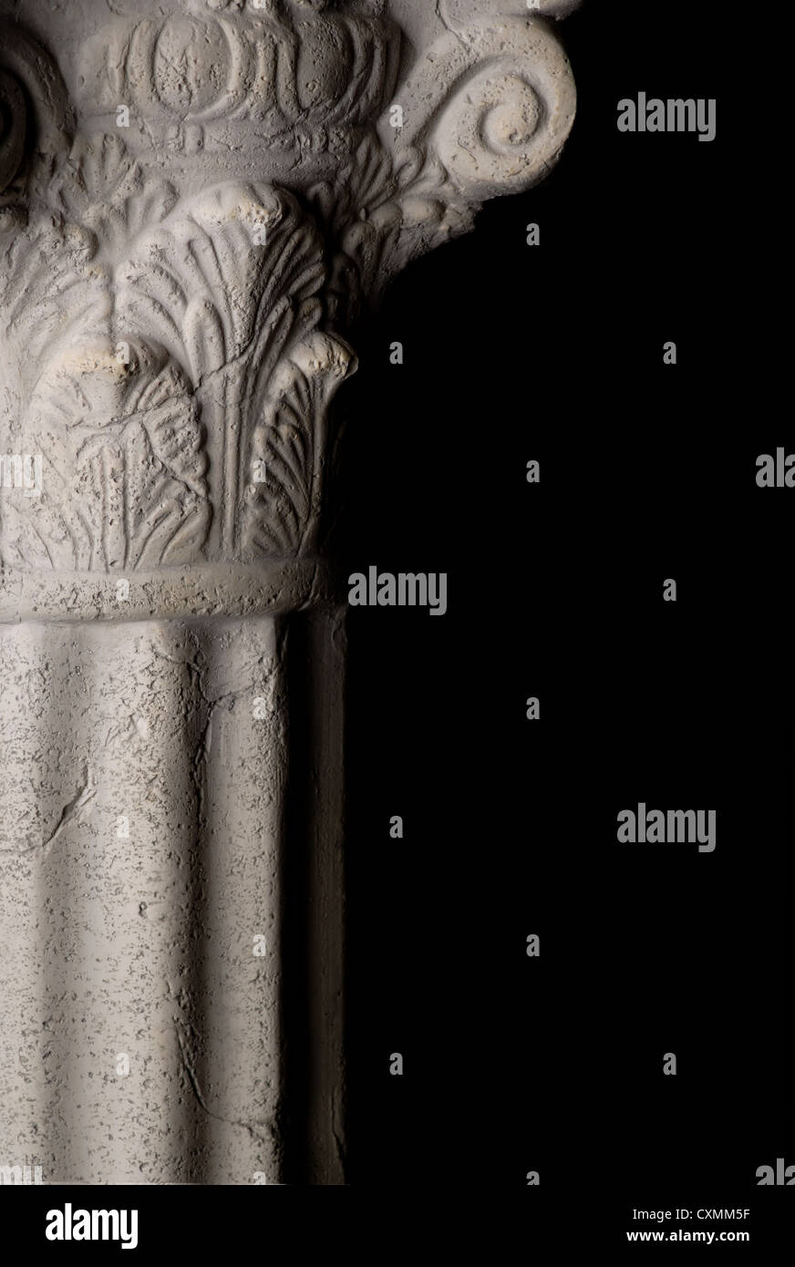 Greek Column with Corinthian capital Stock Photo - Alamy