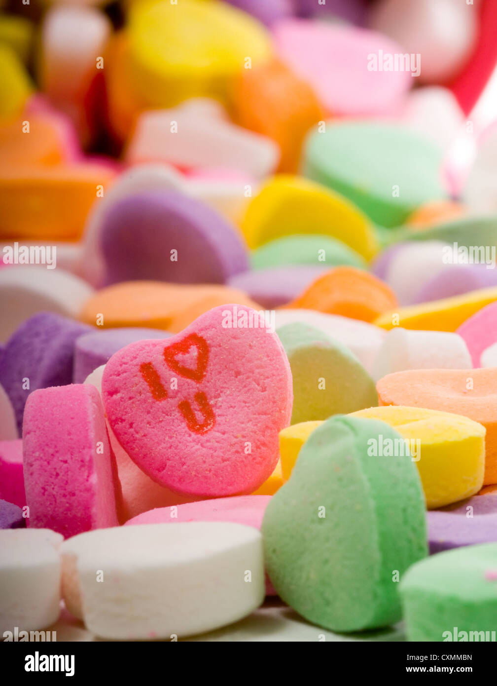 I Love you Candy heart - conversation heart Stock Photo - Alamy