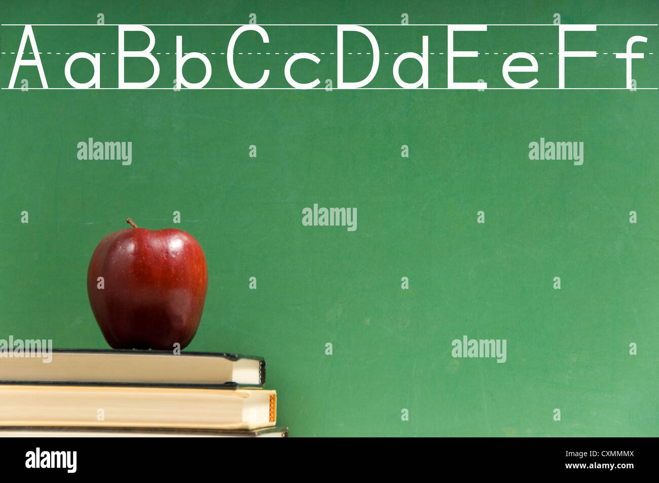 School Chalkboard Apple