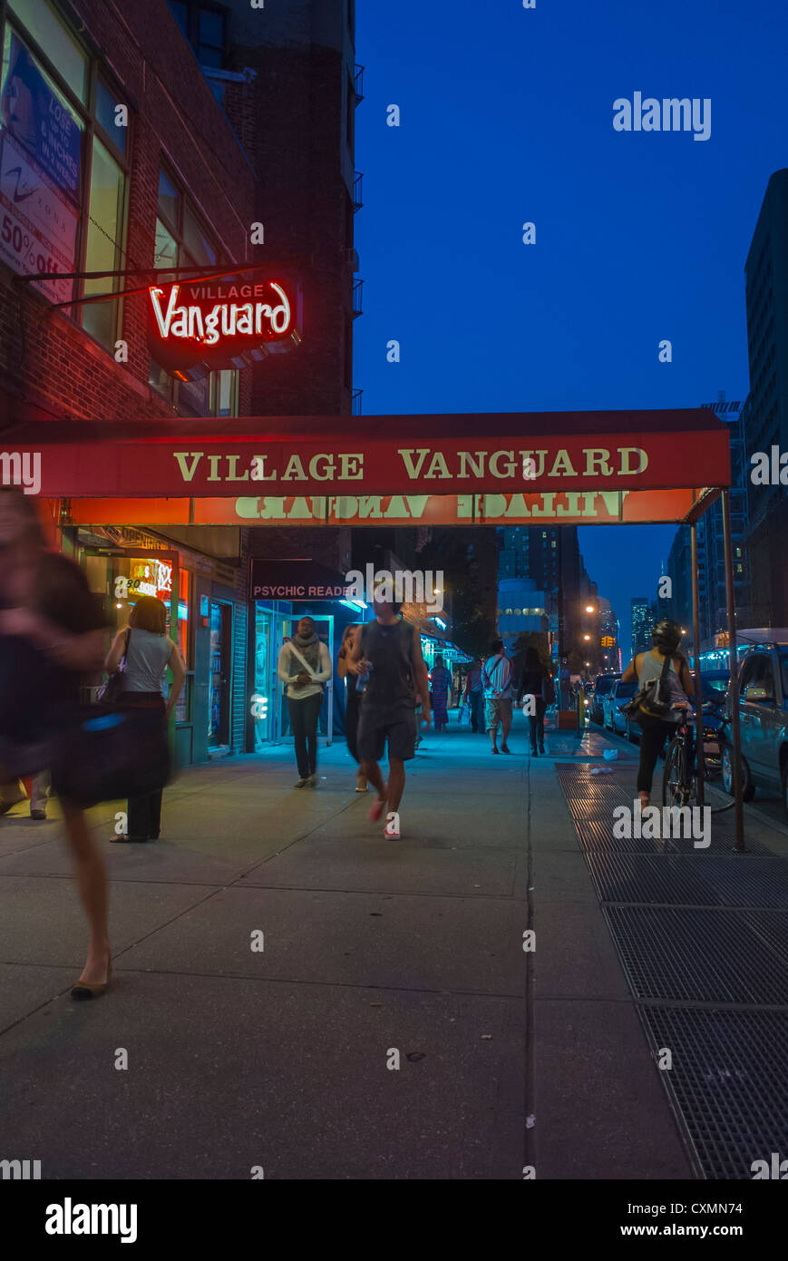 New York City, Street Scenes, "Village Vanguard" Jazz CLub, Front, in ...