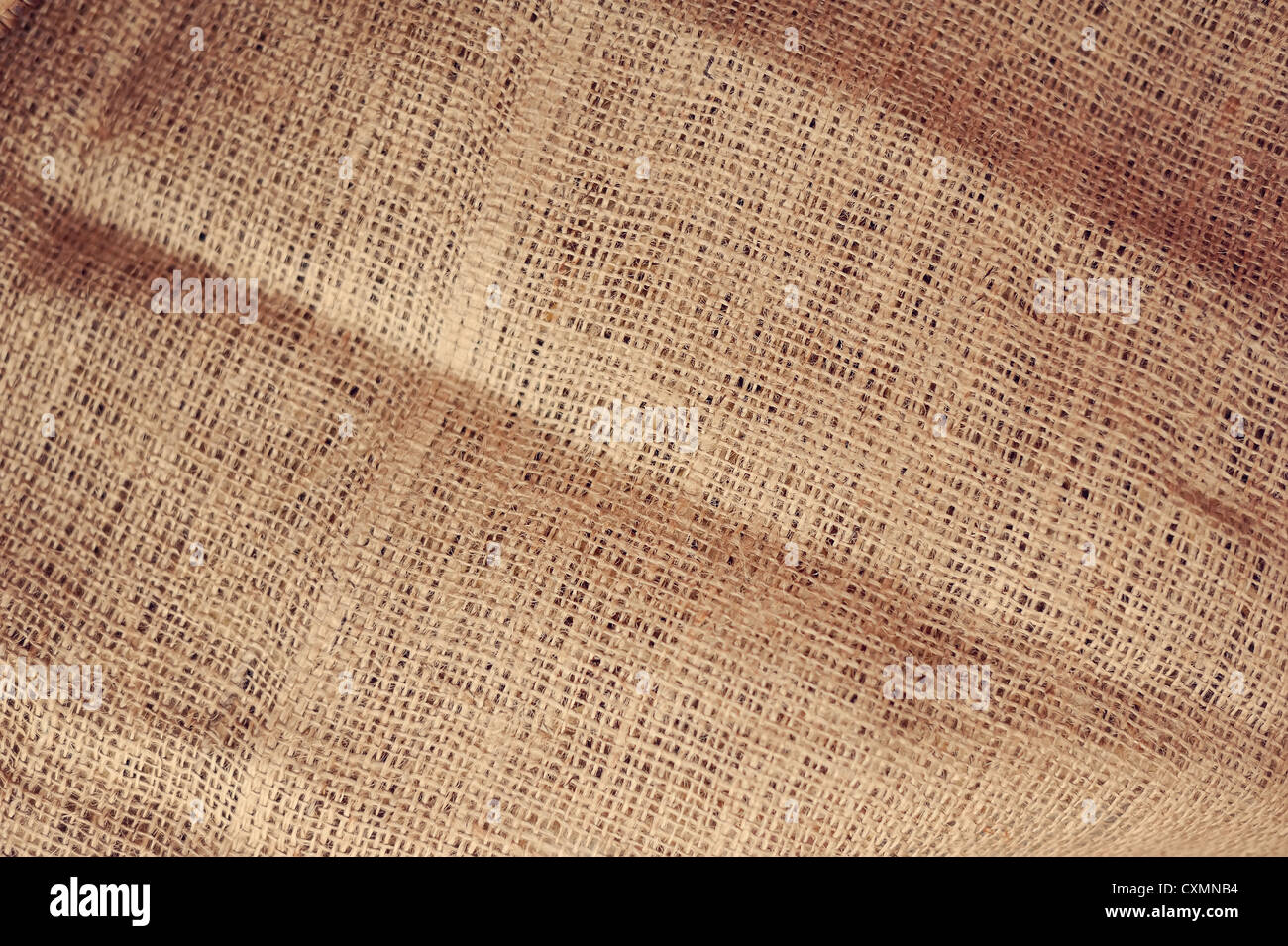 Natural linen striped uncolored textured sacking burlap background Stock Photo - Alamy