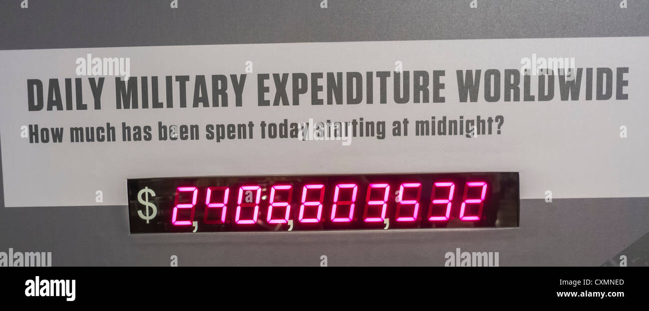 New York, NY, USA, Electronic Meter Amount of Money Being Spent Every ...