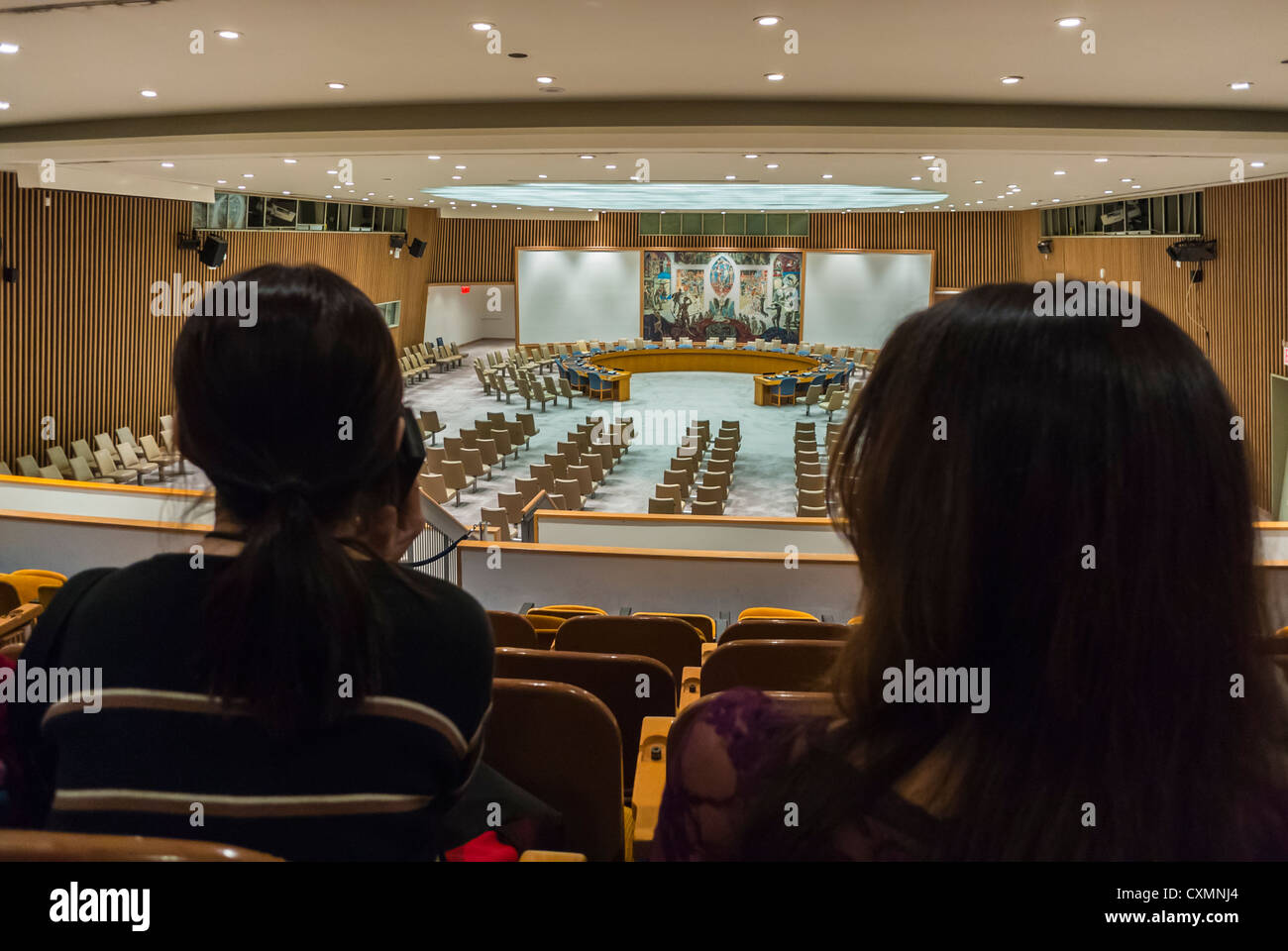 United Nations Building Interior New York High Resolution Stock ...
