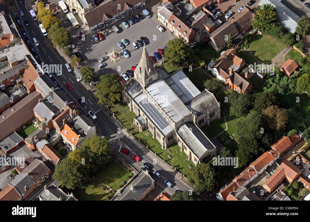 Sleaford aerial hi-res stock photography and images - Alamy