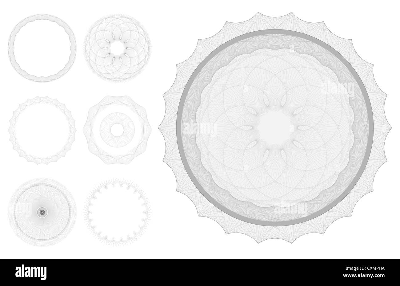 Guilloche background hi-res stock photography and images - Alamy