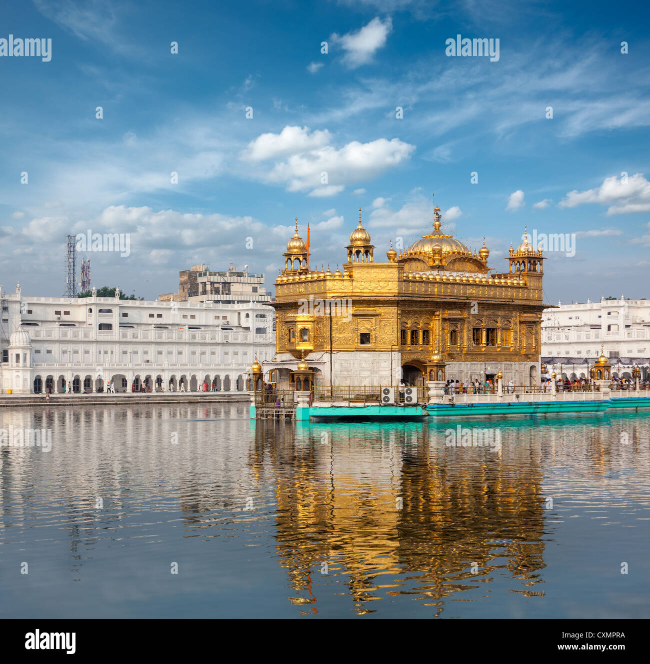 Sikh gurdwara Golden Temple (Harmandir Sahib). Amritsar, Punjab, India ...