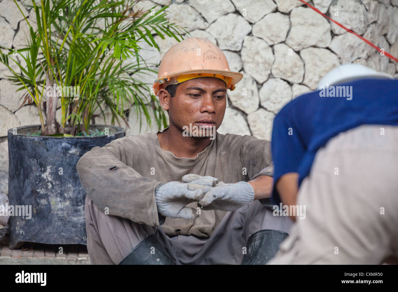 Construction workers bali indonesia hi-res stock photography and images ...