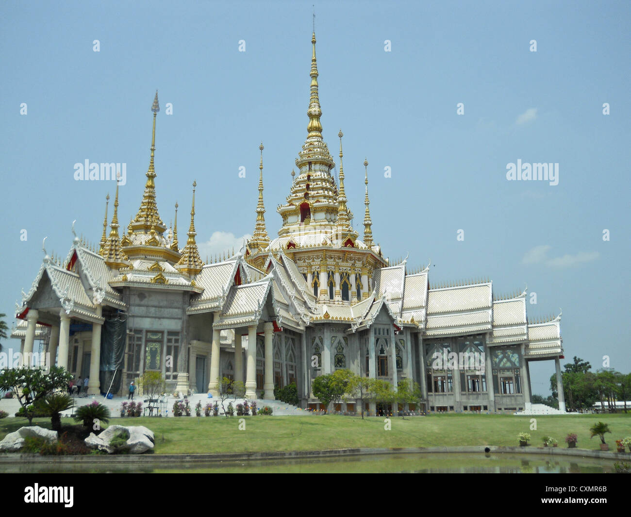 white church is gold Stock Photo - Alamy