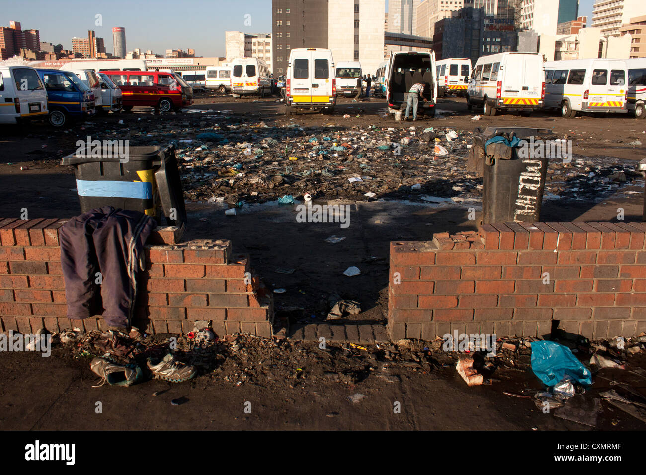 The Bree Taxi Rank, in Johannesburg Central Business District a hotpot ...