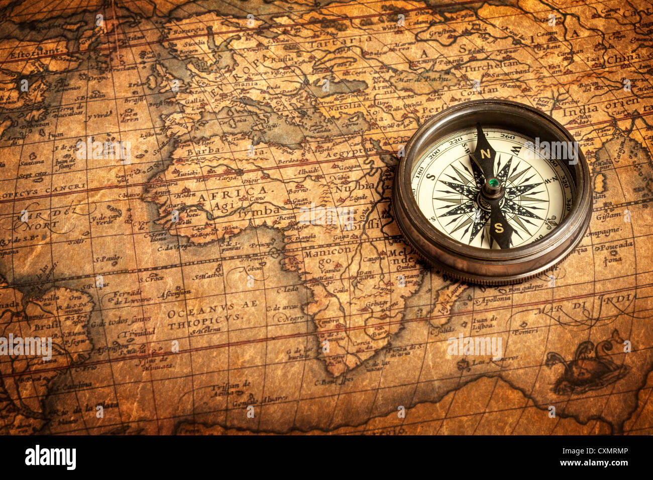 Ancient compass hi-res stock photography and images - Alamy
