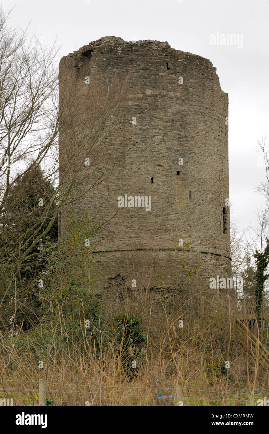 Bronllys castle hi-res stock photography and images - Alamy