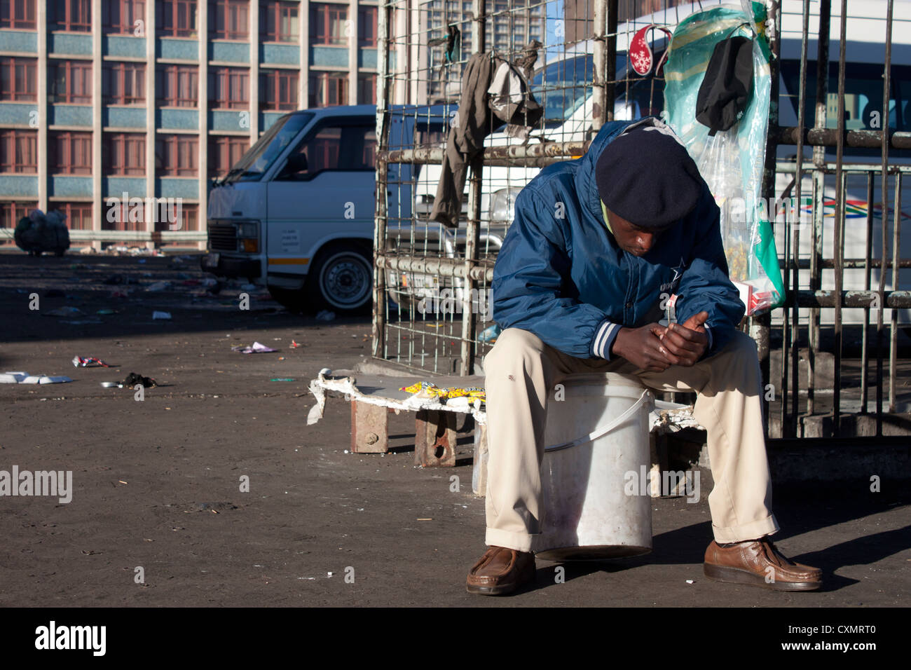 The Bree Taxi Rank, in Johannesburg Central Business District a hotpot ...