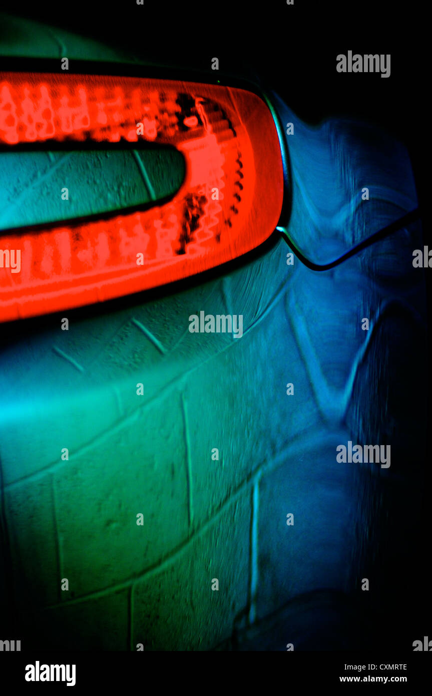 aston martin rear brick effect light cluster shadows light dark red ...